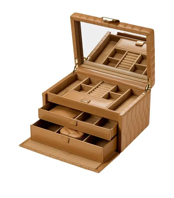 Wolf Medium Lauren Jewellery Box