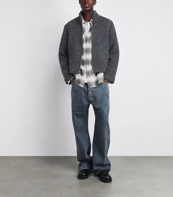 WON HUNDRED Bouclé Dante Shacket