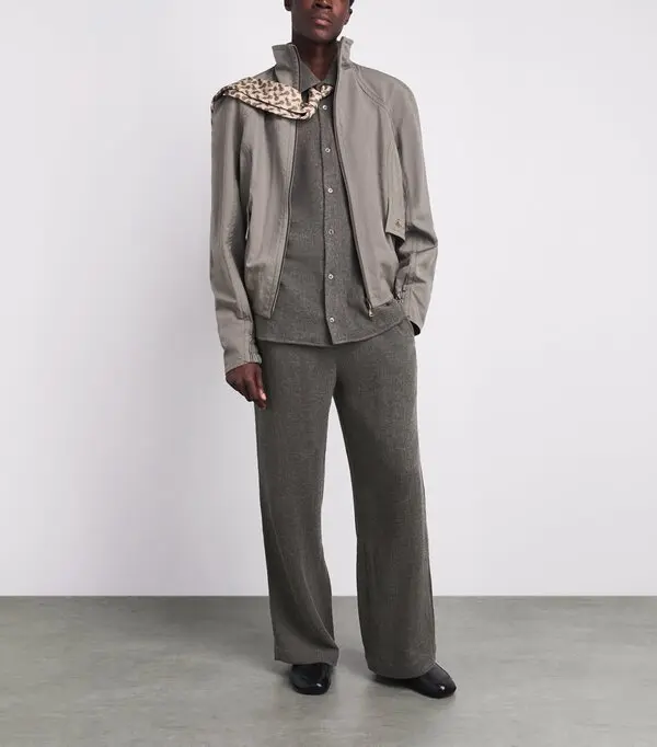WON HUNDRED Wool-viscose Leon Wide-leg Trousers