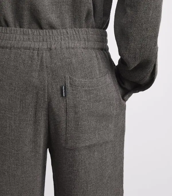 WON HUNDRED Wool-viscose Leon Wide-leg Trousers
