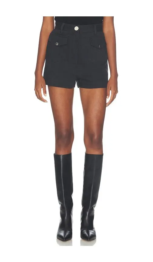 Matthew Bruch Denim Pocket Hot Short In . Also - Black