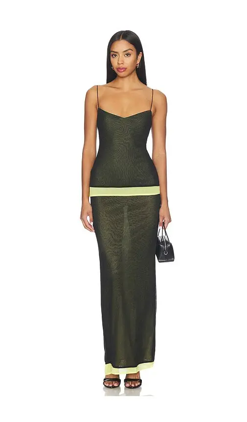 LOVERS AND FRIENDS Bronni Maxi Dress In . Also - Black