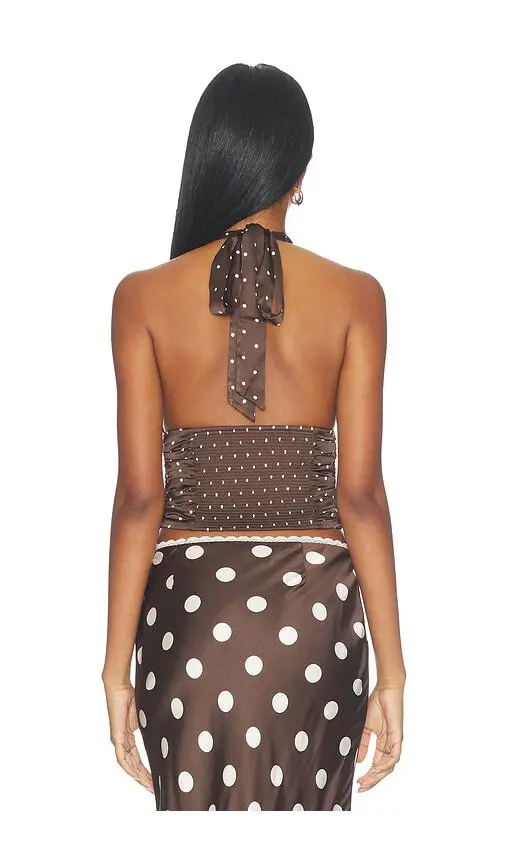 Majorelle Mabel Halter Top In . Also