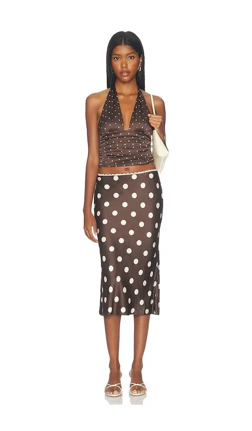 Majorelle Mabel Halter Top In . Also