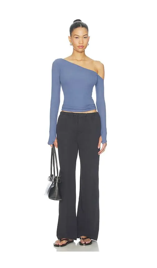 Michael Lauren Magdaleno Cold Shoulder Long Sleeve Top