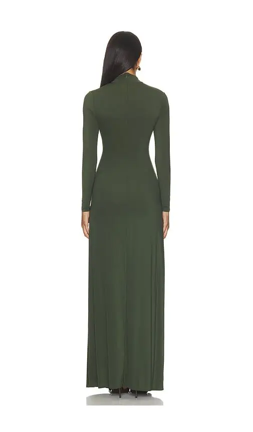 Naked Wardrobe Keyhole Drape Tie Maxi Dress