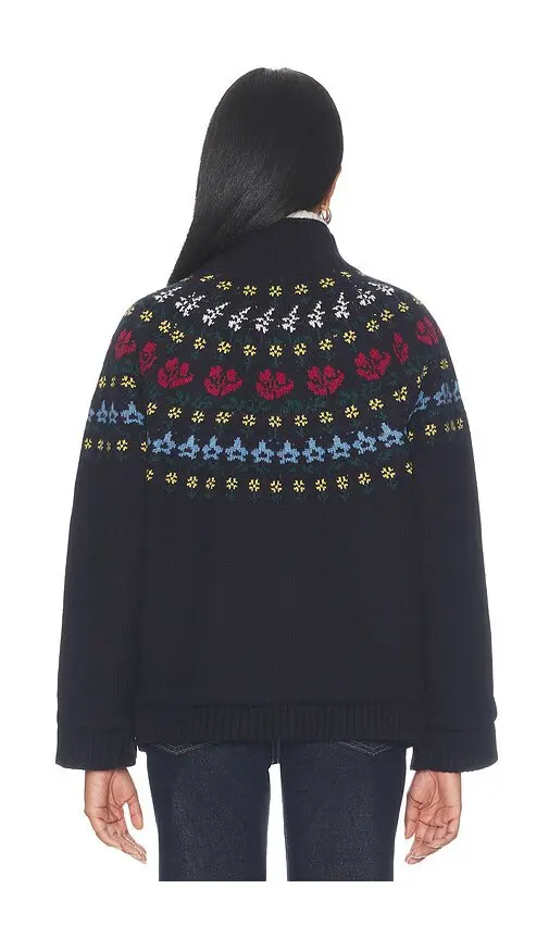 Sea Preston Knit Sherpa Lined Jacket