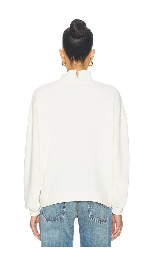 SUNNY SOMEWHERE Saturday Tailgating Club Mockneck Sweater