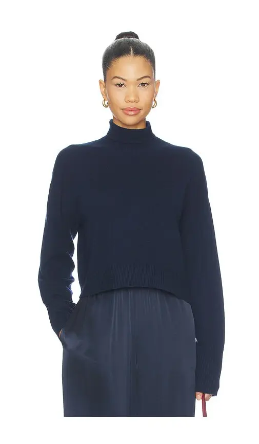 Sablyn Sable Turtleneck Sweater In . Also - Navy