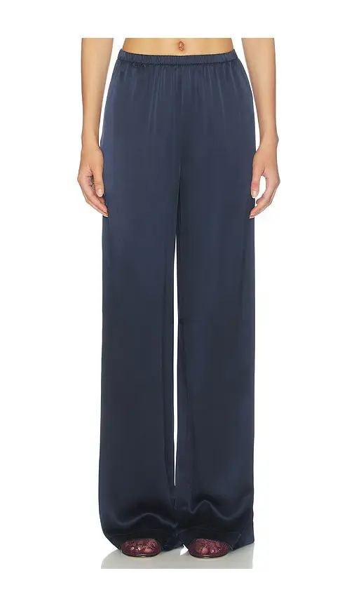 Sablyn Lexi Low Rise Relaxed Pull On Pant - Navy