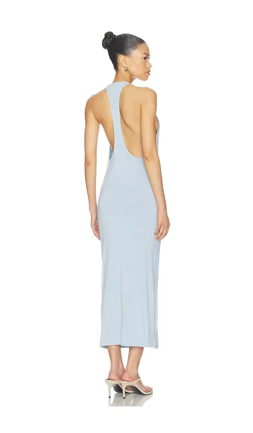 EB DENIM Valley Racer Tank Maxi Dress In . Also - Blue