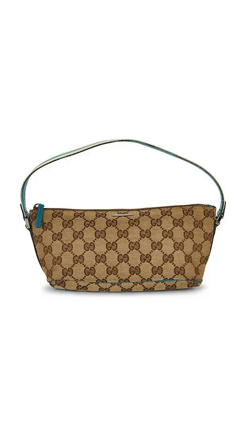 FWRD RENEW Gucci Gg Boat Pochette Shoulder Bag