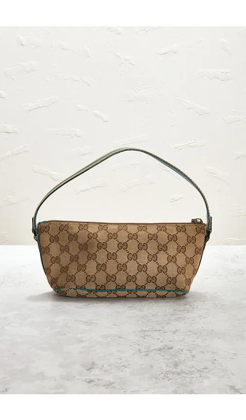 FWRD RENEW Gucci Gg Boat Pochette Shoulder Bag