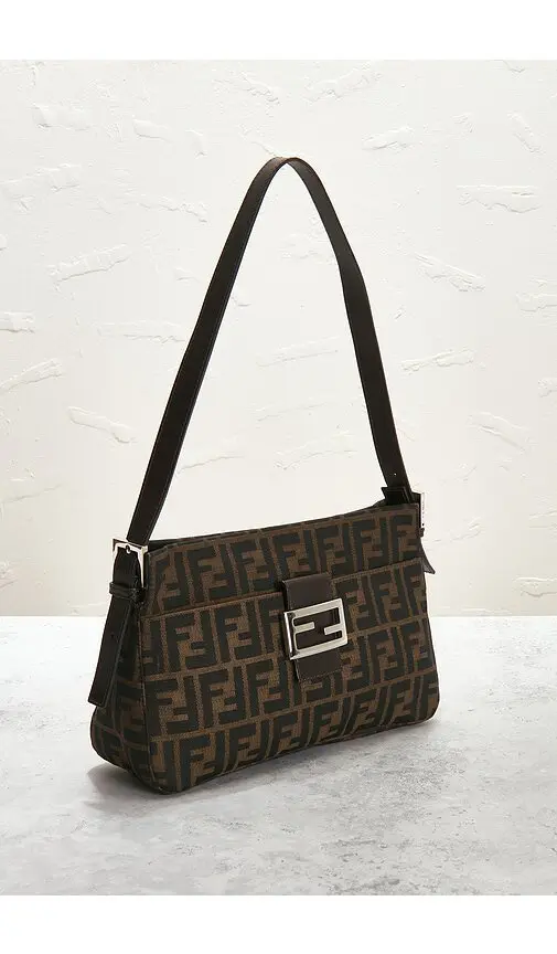FWRD RENEW Fendi Zucca Shoulder Bag