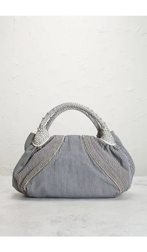 FWRD RENEW Fendi Canvas And Calfskin Leather Spy Handbag