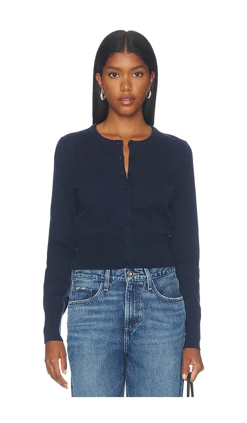 Good American The Fine Knit Cardigan In . Also - Navy