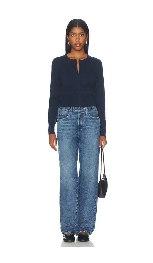 Good American The Fine Knit Cardigan