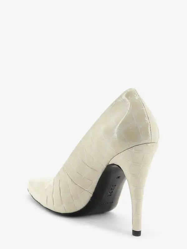JUDE Jerry Leather Décolleté With Croc Motif