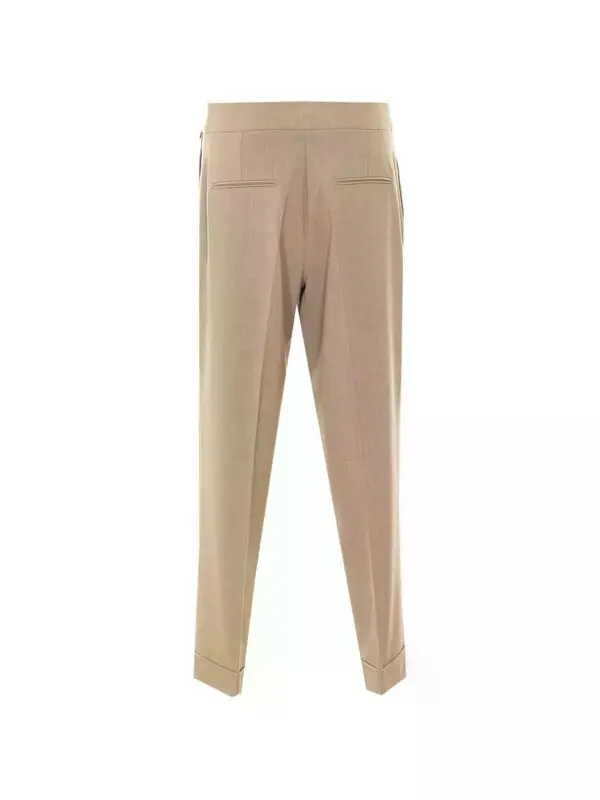 Liu Jo Loose-fit Cuffed Trousers - Neutrals