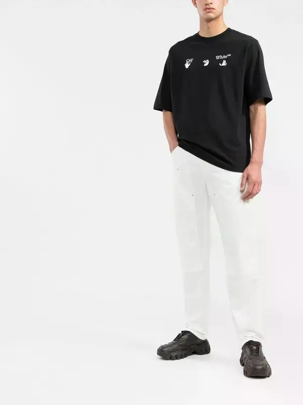 Off-White Hands Off-print Cotton T-shirt
