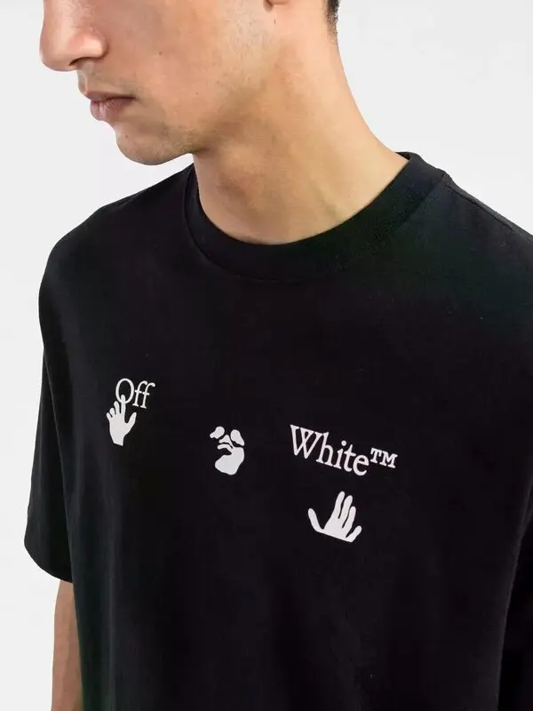Off-White Hands Off-print Cotton T-shirt