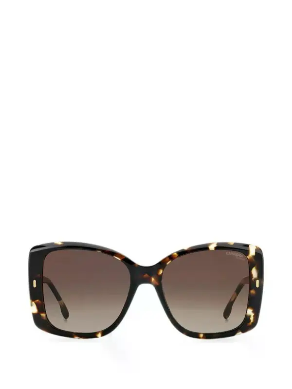 Carrera Eyewear Tortoiseshell Effect Square Frame Sunglasses - Brown