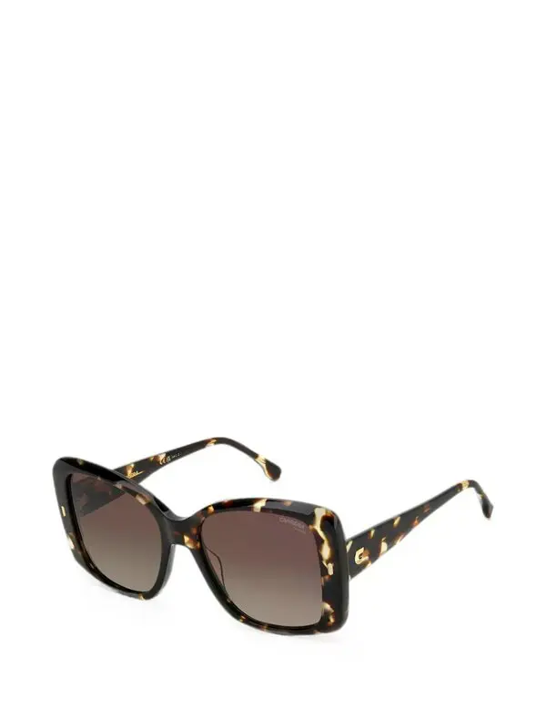 Carrera Eyewear Tortoiseshell Effect Square Frame Sunglasses