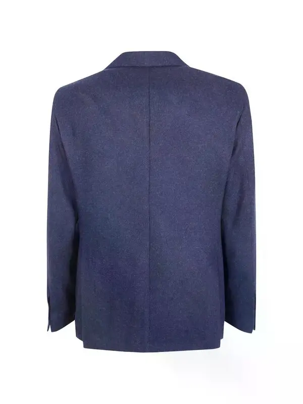 BARBA NAPOLI Wool Blazer - Blue