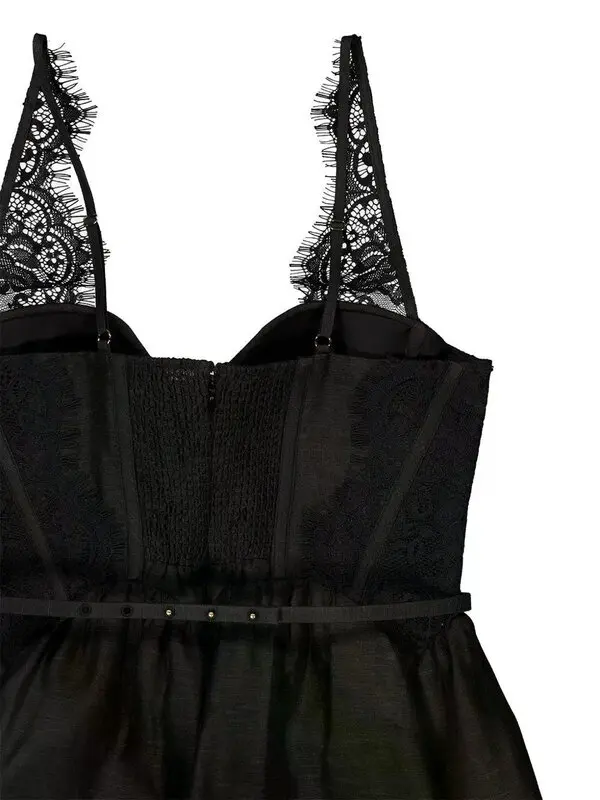 Zimmermann Valiant Lace-trim Mini Dress