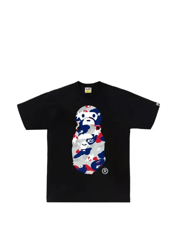 A BATHING APE Ape Head Graphic-print T-shirt - Black