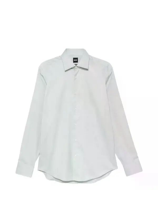 BOSS Button-up Long-sleeve Shirt - Green