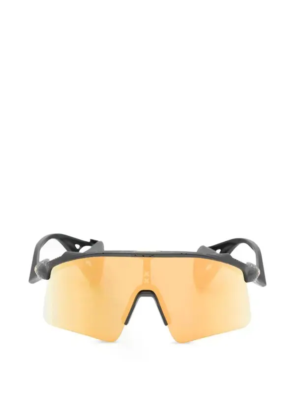 Oakley Stunt Wing Geometric-frame Sunglasses - Black