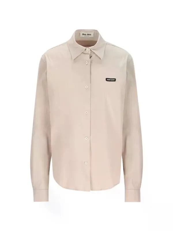 Miu Miu Stretch-poplin Shirt