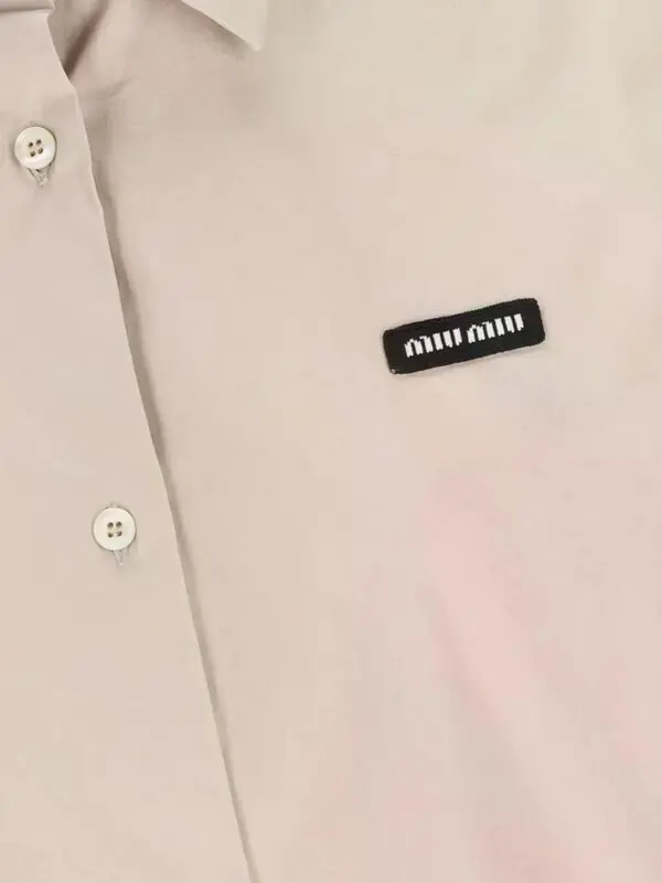 Miu Miu Stretch-poplin Shirt