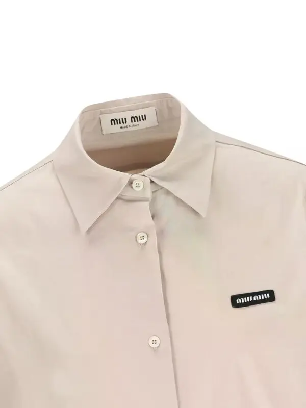 Miu Miu Stretch-poplin Shirt
