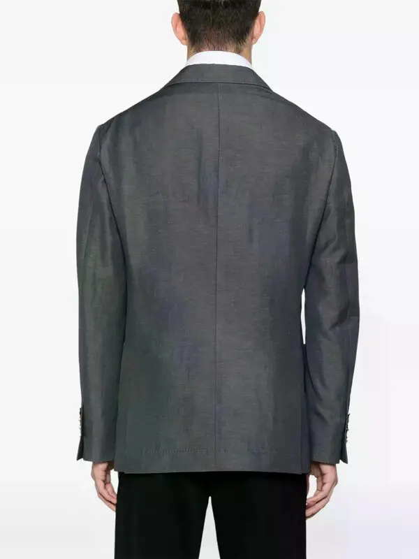 Brunello Cucinelli Double-breasted Mélange Blazer