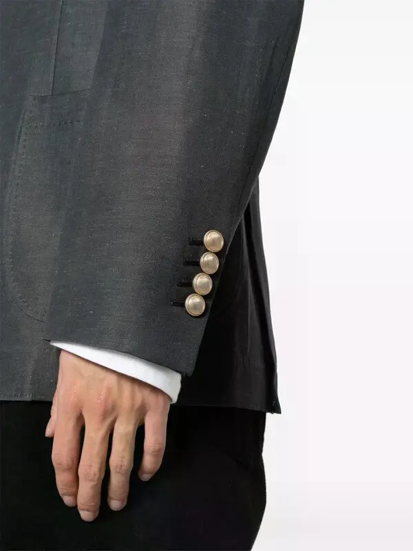 Brunello Cucinelli Double-breasted Mélange Blazer
