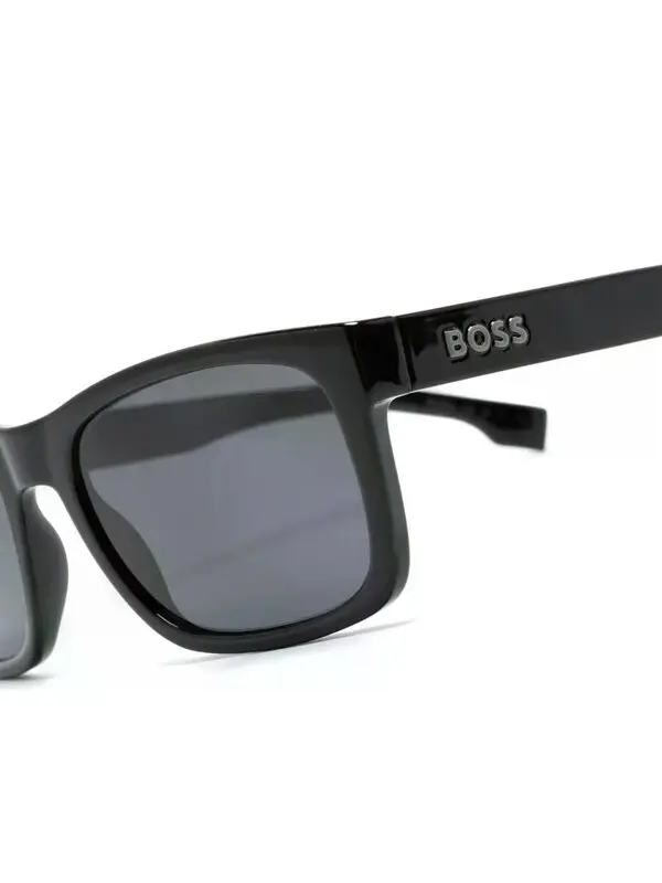 BOSS Logo-emed Square-frame Sunglasses