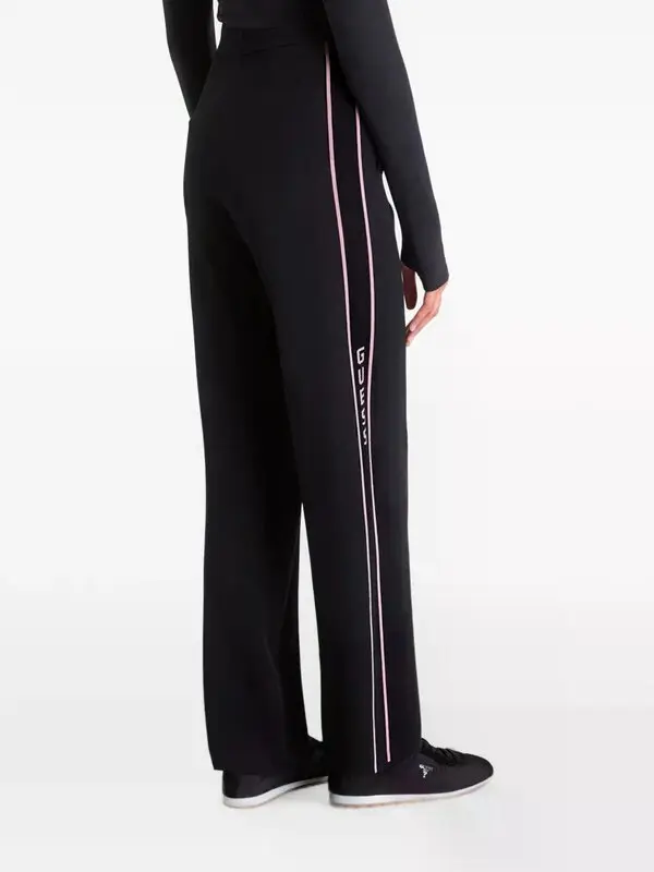 Guess Logo-embroidered Side-stripe Track Pants