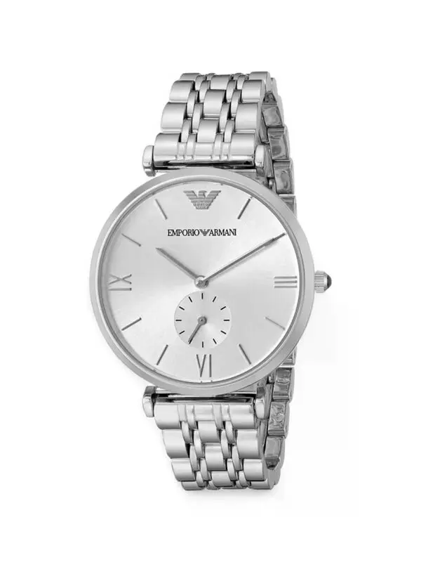Emporio Armani Classic 40mm Watch - Silver