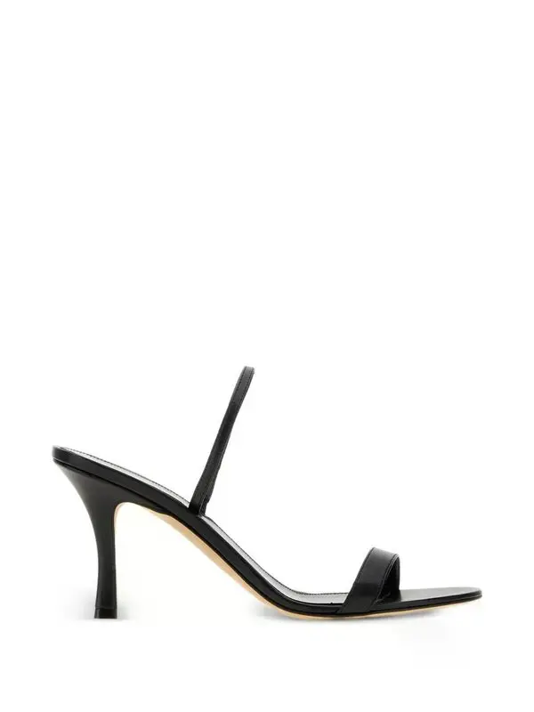 THE ROW Ella Slingback Sandals - Black