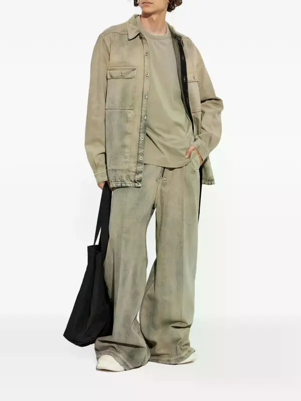 Rick Owens Ribbed-trim T-shirt