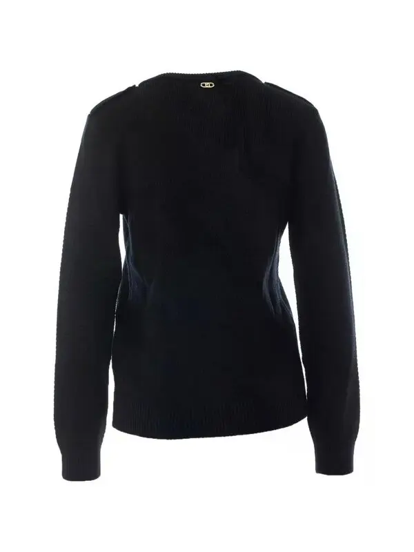 Liu Jo Button-shoulder Sweater - Black