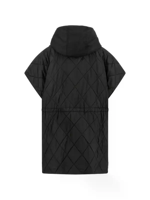 Max Mara Wkdorigano Quilted Hooded Vest - Black
