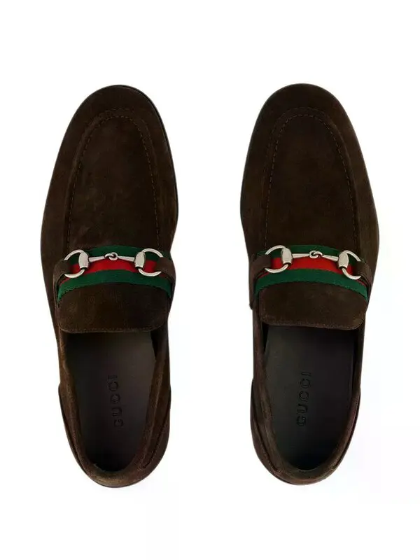 Gucci Horsebit Web Loafers