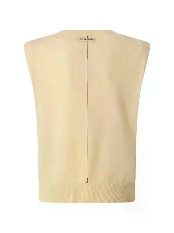 Pinko Crew-neck Sleeveless Sweater