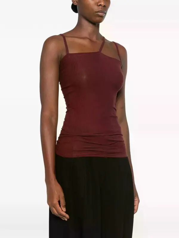 BASERANGE Ribbed Asymmetric Tank Top