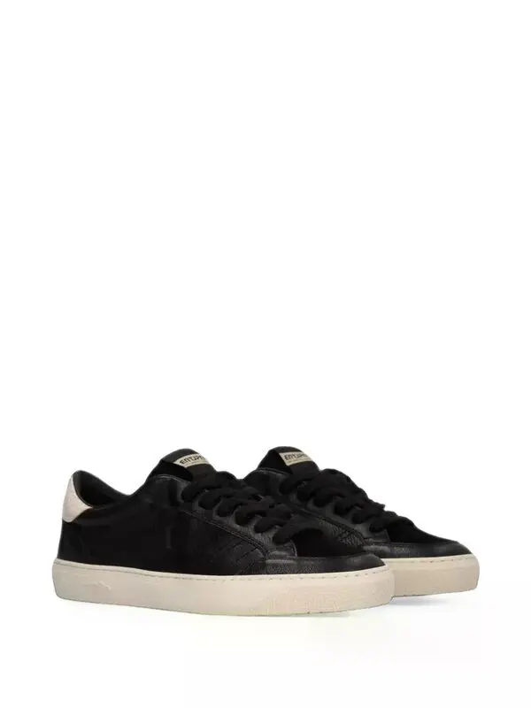 ENTERPRISE JAPAN Jupiter Rocket Logo-perforated Cracked-effect Sneakers