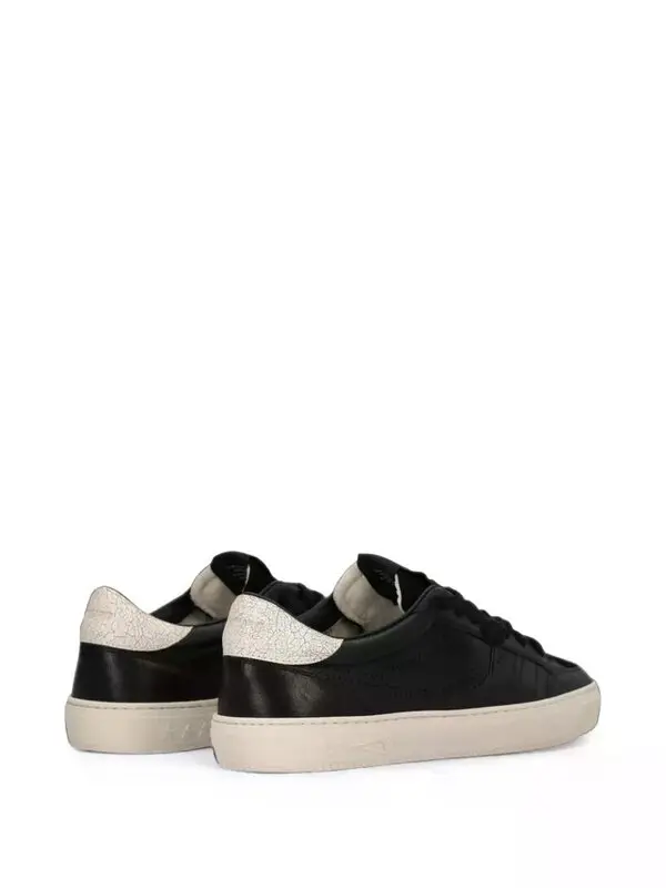 ENTERPRISE JAPAN Jupiter Rocket Logo-perforated Cracked-effect Sneakers