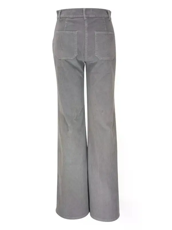 NILI LOTAN High-waisted Denim Trousers - Grey